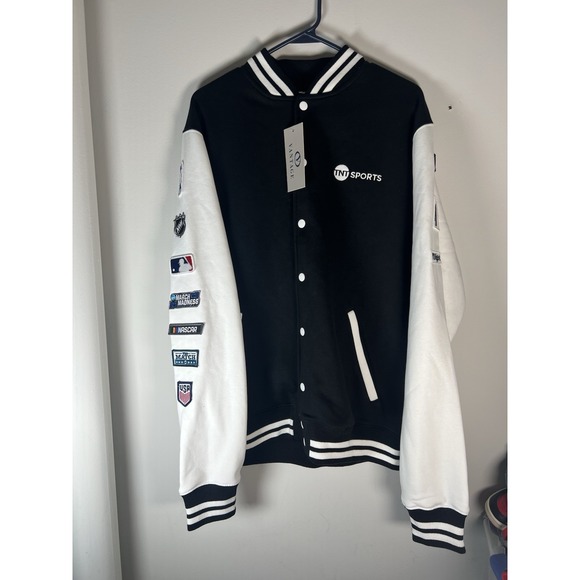 Vantage | Jackets & Coats | B249 Nwt Mens Large Vantage Black Varsity ...